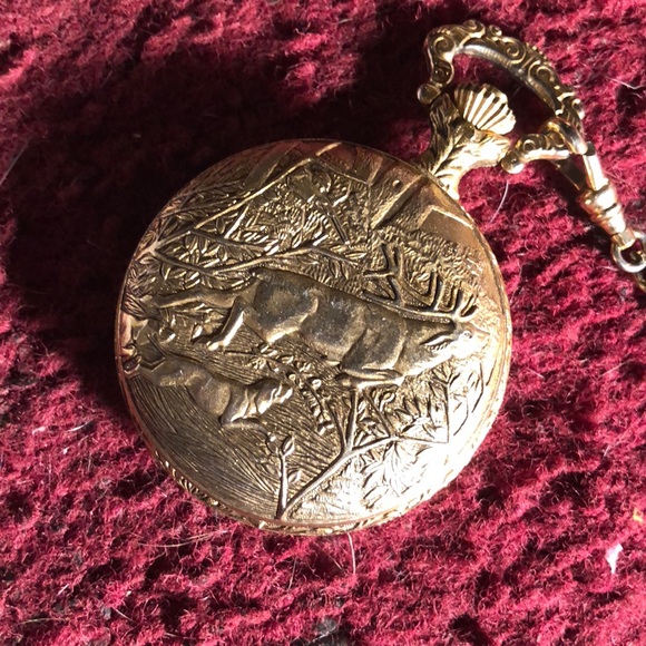 Belle-Luisse | Jewelry | Belleluisse Gold Pocket Watch | Poshmark